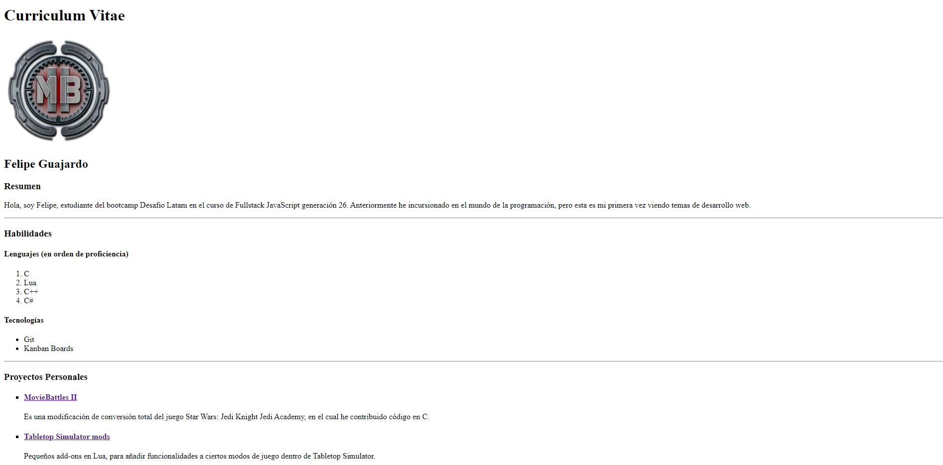 Portafolio Felipe Guajardo